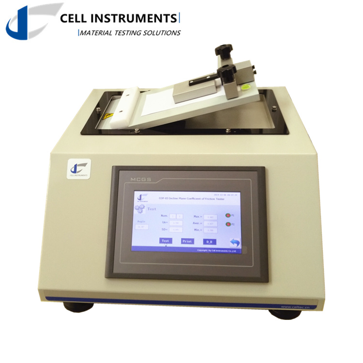 COF-03 Inclined Packaging Bag Friction Coefficient Detection Machine