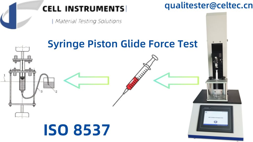 ISO 8537 Syringe Piston Glide Force Test for Syringe Plunger