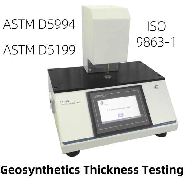Geosynthetics Thickness Testing - ASTM D5199 & ISO 9863-1 & ASTM D5994